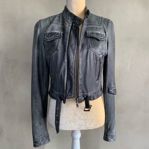 BLUR | Jackets & Coats | Blur Leather Moto Jacket | Poshmark